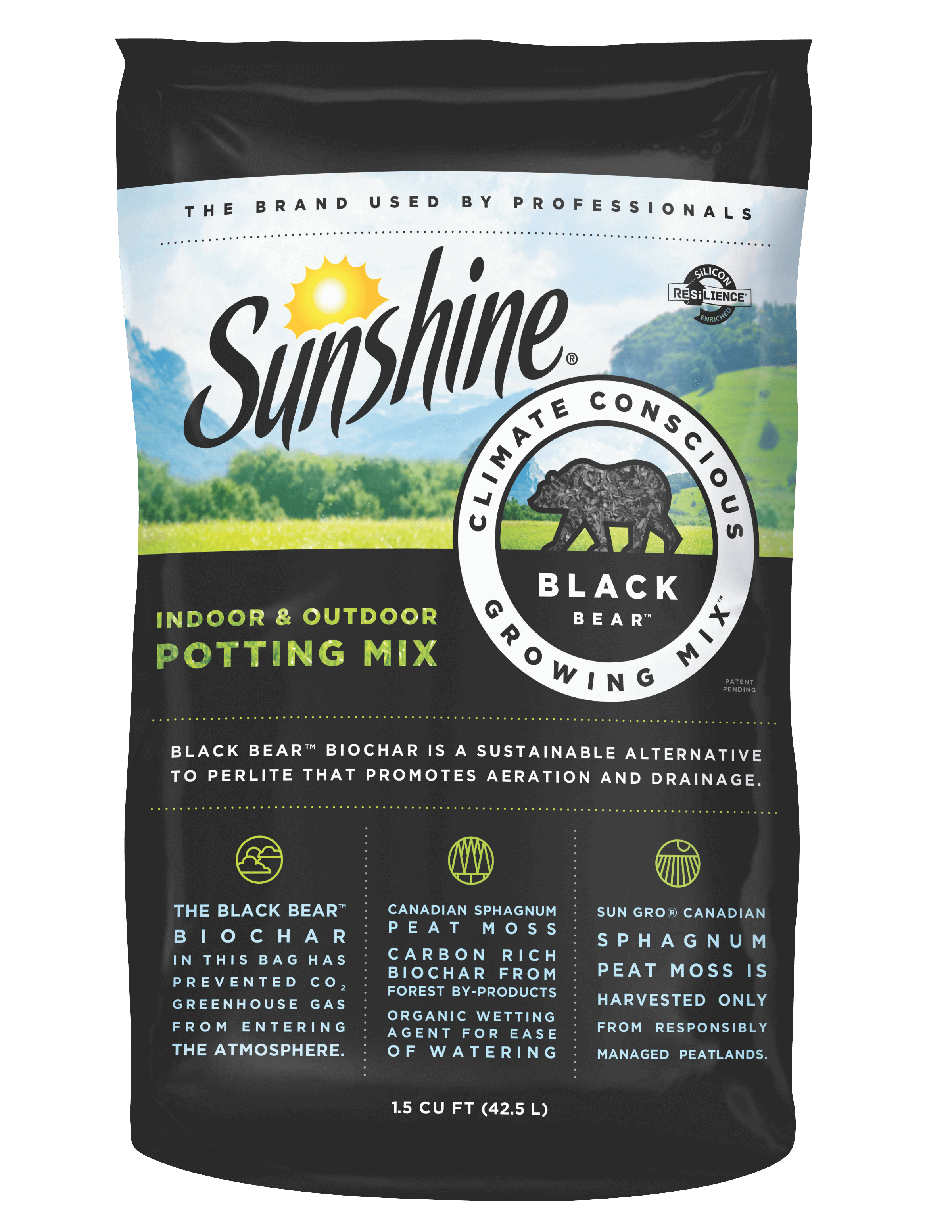 Sunshine® Black Bear™ Indoor & Outdoor Potting Mix – Sun Gro